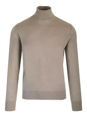 AL DUCA D’AOSTA 1902 Ribbed-trim Sweater - Grey