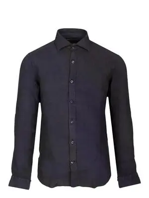 AL DUCA D’AOSTA 1902 Linen Button-up Shirt - Blue