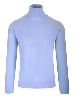 AL DUCA D’AOSTA 1902 Cashmere Roll Neck Jumper - Blue