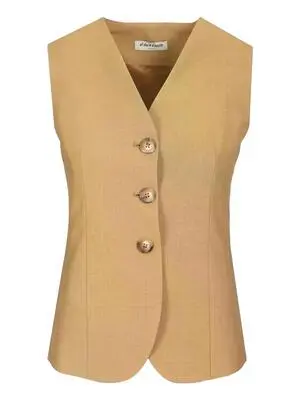 AL DUCA D’AOSTA 1902 Twill Waistcoat - Neutrals