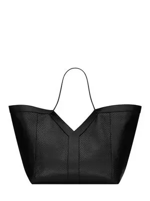 Saint Laurent Y Tote In Python - Black