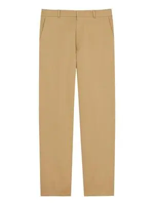 Saint Laurent Chinos In Cotton Gabardine - Beige