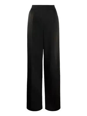 LANVIN Tuxedo Straight-leg Trousers - Black