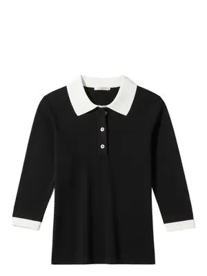 LUÚM Luum Trieste Double Layered Knit Polo