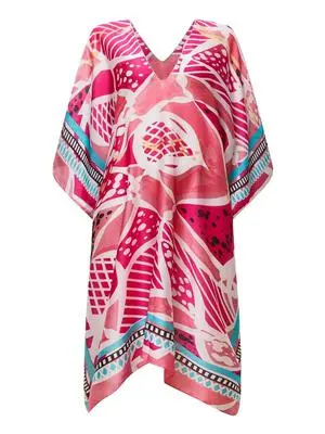 JAMES LAKELAND Petal Mosaic Kaftan - Pink