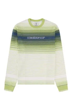CASABLANCA Casablanca Striped Crewneck T-Shirt