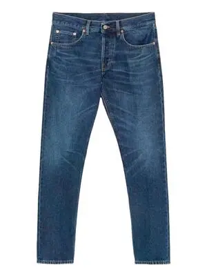 DONDUP Straight Leg Faded Effect Jeans - Blue