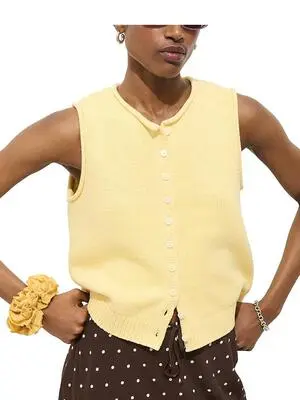 ALEX MILL Taylor Sweater Vest - Double Cream
