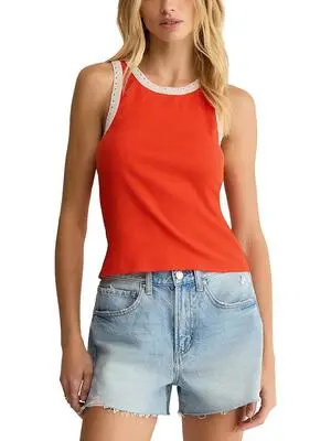 Z Supply Clarke Rib Tank - Lychee