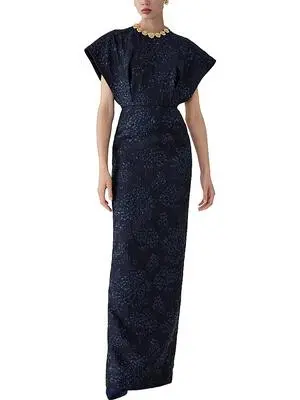 CAROLINA HERRERA Carolina Herrera Fan Bodice Gown