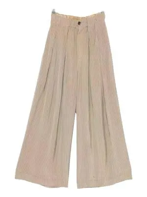 UMA WANG Poetic Pleated Trousers - Neutrals