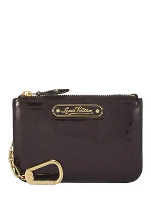 LOUIS VUITTON Monogram Vernis Pochette Clefs - Purple