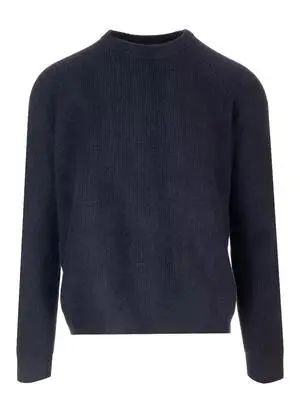 AL DUCA D’AOSTA 1902 Ribbed-knit Cashmere Sweater - Blue