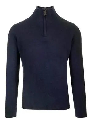 AL DUCA D’AOSTA 1902 Zip-fastening Jumper - Blue