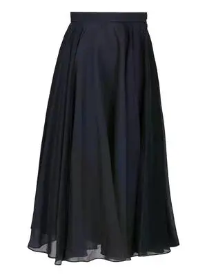 AL DUCA D’AOSTA 1902 Pleated Maxi Skirt - Blue