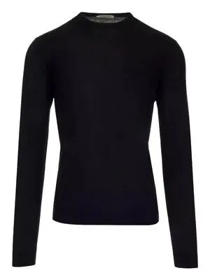 AL DUCA D’AOSTA 1902 Crew Neck Long Sleeve Sweater - Black