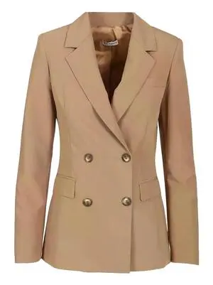 AL DUCA D’AOSTA 1902 Double-breasted Notched Lapel Blazer - Neutrals