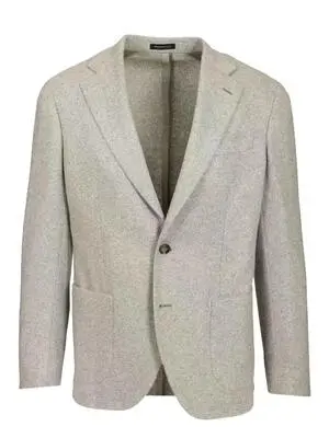 AL DUCA D’AOSTA 1902 Single-breasted Cashmere Blazer - Grey