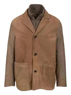 AL DUCA D’AOSTA 1902 Panelled Notch-lapel Jacket - Brown