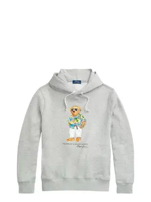 Polo Ralph Lauren Graphic Print Hoodie - Grey