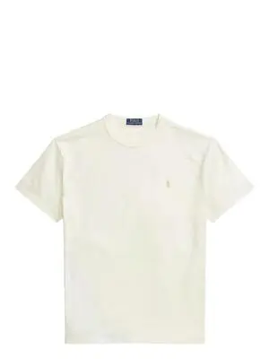 Polo Ralph Lauren Logo-embroidered T-shirt Neutrals