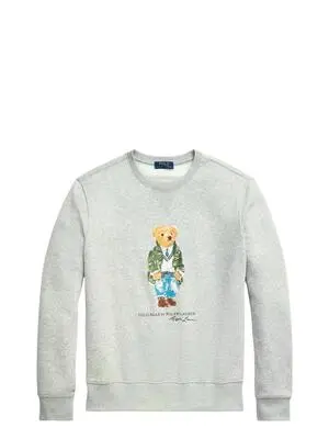 Polo Ralph Lauren Polo Bear Graphic Crewneck Sweatshirt - Grey