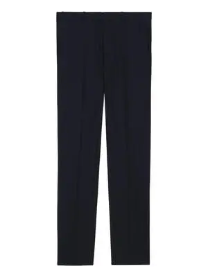 Burberry Wool Bond Tailored Trousers - Navy