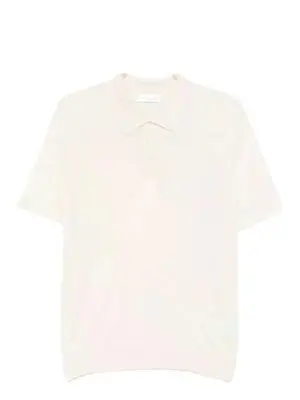 ROBERTO COLLINA Short-sleeve Polo Shirt - Neutrals