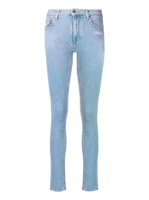 Off-White Skinny Jeans - Blue