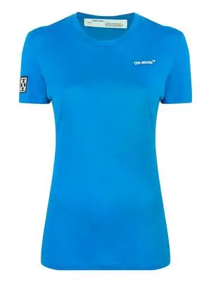 Off-White Logo Print T-shirt - Blue