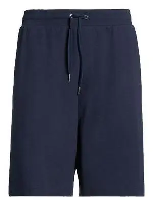 Armani Exchange Cotton Polyester Athletic Shorts - Navy