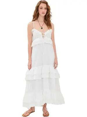 knee length dresses for ladies Mina Midi Dress, in Tropicana Burst Luxe Satin, Size: Small | Show Me Your Mumu