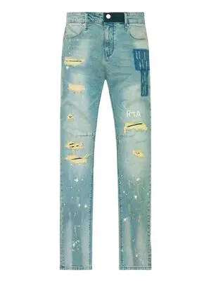 RtA Bryant Distressed Jeans - Blue