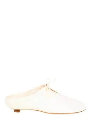 Agl Beige Calfskin Easy Leather Mules - Neutrals