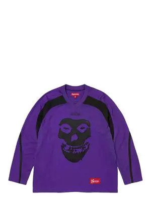 Supreme The Misfits Skull-print Hockey Jersey - Purple