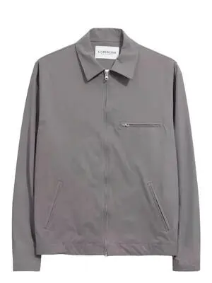 LES HÉRITIERS Zip-up Worktech Jacket - Grey
