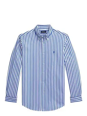 Polo Ralph Lauren Striped-pattern Button-down Shirt - Blue