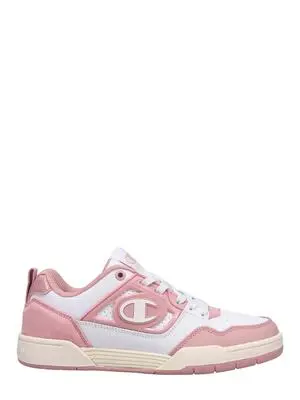 Champion 5-on-5 Low Top Sneakers - White/wow Pink