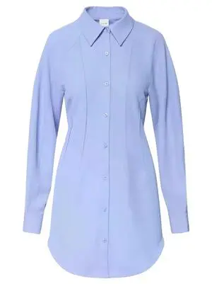 Calvin Klein Panelled Shirt Dress - Blue