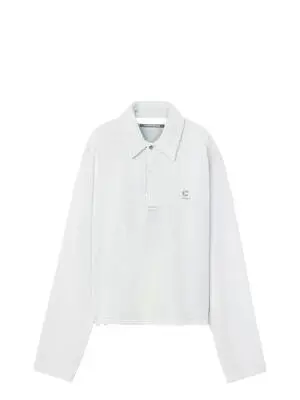 Camper Frayed Collar Sweatshirt - Grey