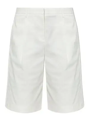 Matteau Bermuda Shorts With Pockets - White