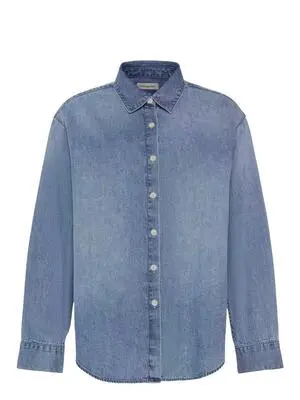 Calvin Klein Button-down Denim Shirt - Blue