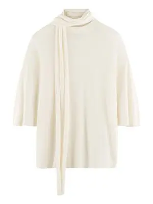 Arakii Draped Relaxed Shirt - Off-white