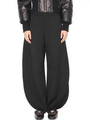 Alaïa Wide-leg Pants - Black