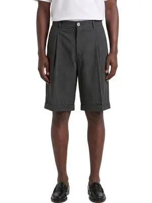 Jacquemus Tailored Pleated Shorts - Grey