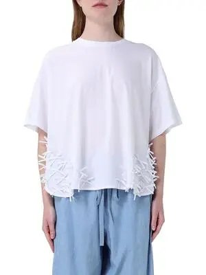 MEIMEIJ T-shirt With Knot Detailing - White