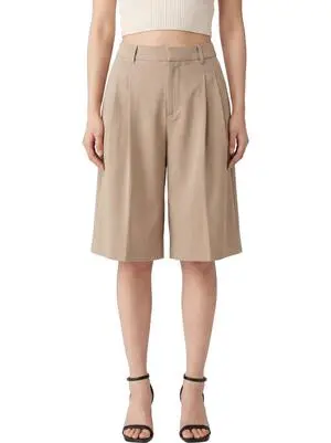 Ami Tailored Shorts - Beige