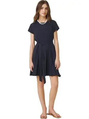 Splendid Splendid Lydia Linen Mini Dress Black
