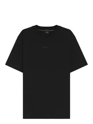 BOSS Relaxed-fit T-shirt In A Stretch Cotton Blend Black