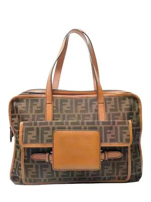 Fendi Zucca Monogram Handbag - Brown